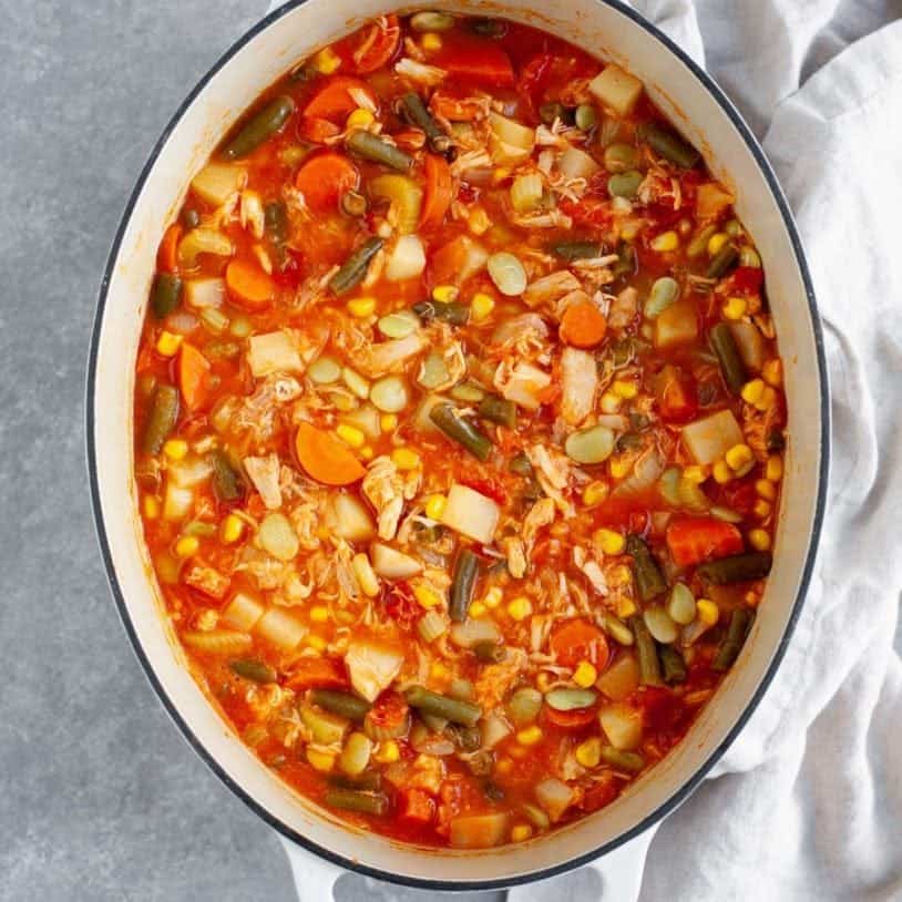 Next Day Turkey Vegetable Soup | Wholefully