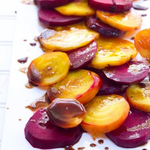 Roasted Beets with Balsamic Glaze - Back to Her Roots