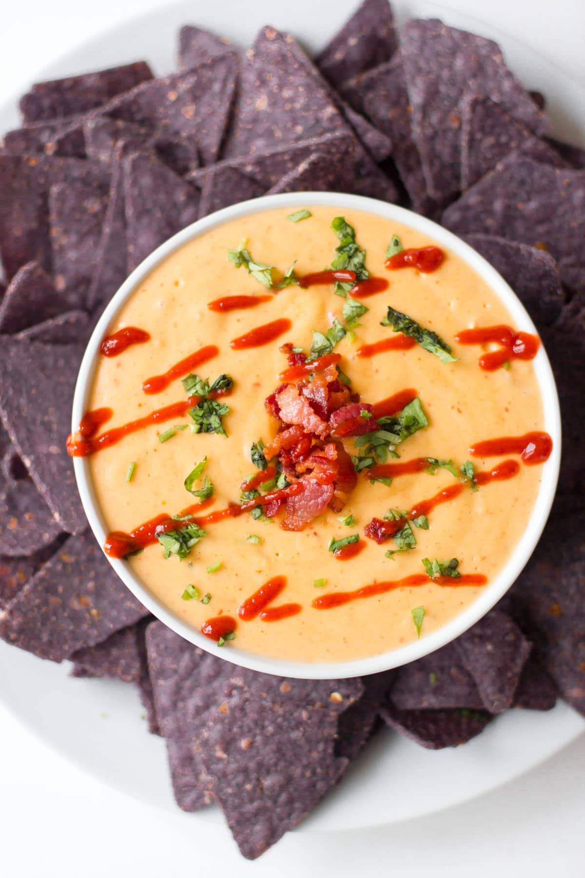 Bacon Sriracha Queso | Wholefully