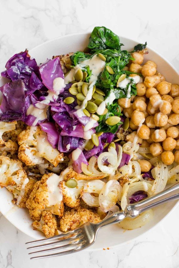 Cauliflower and Quinoa Power Bowls | Wholefully