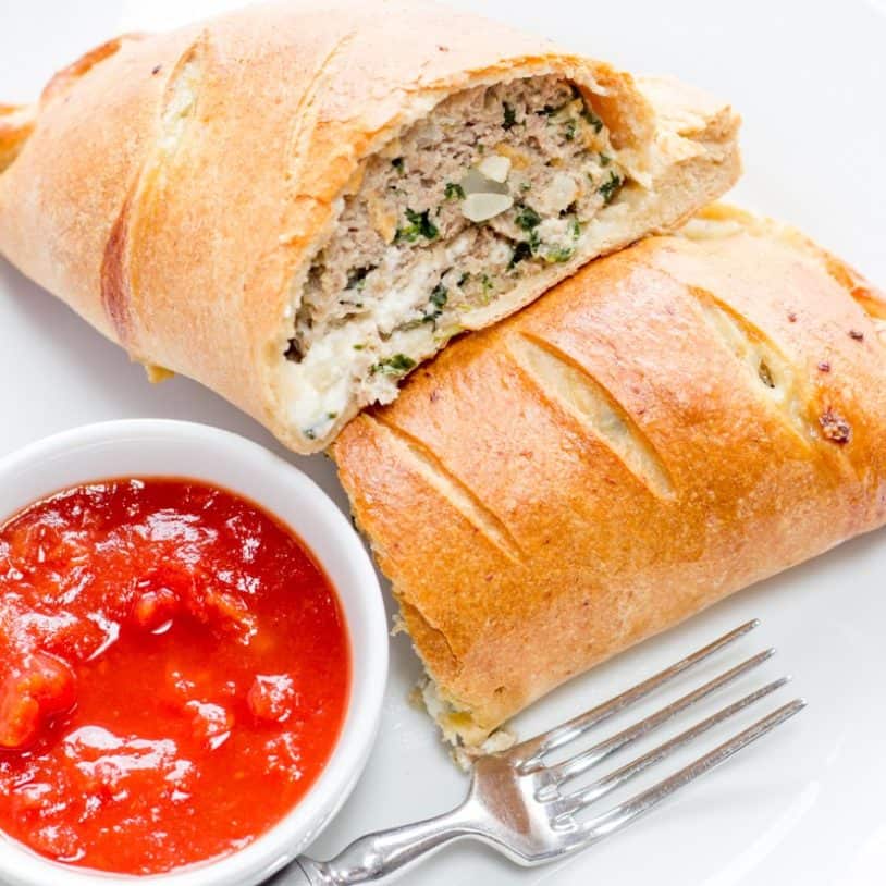 Turkey Florentine Calzones | Wholefully