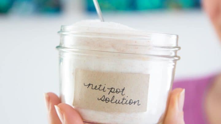 Make Your Own Neti Pot Salt Solution For Sinuses