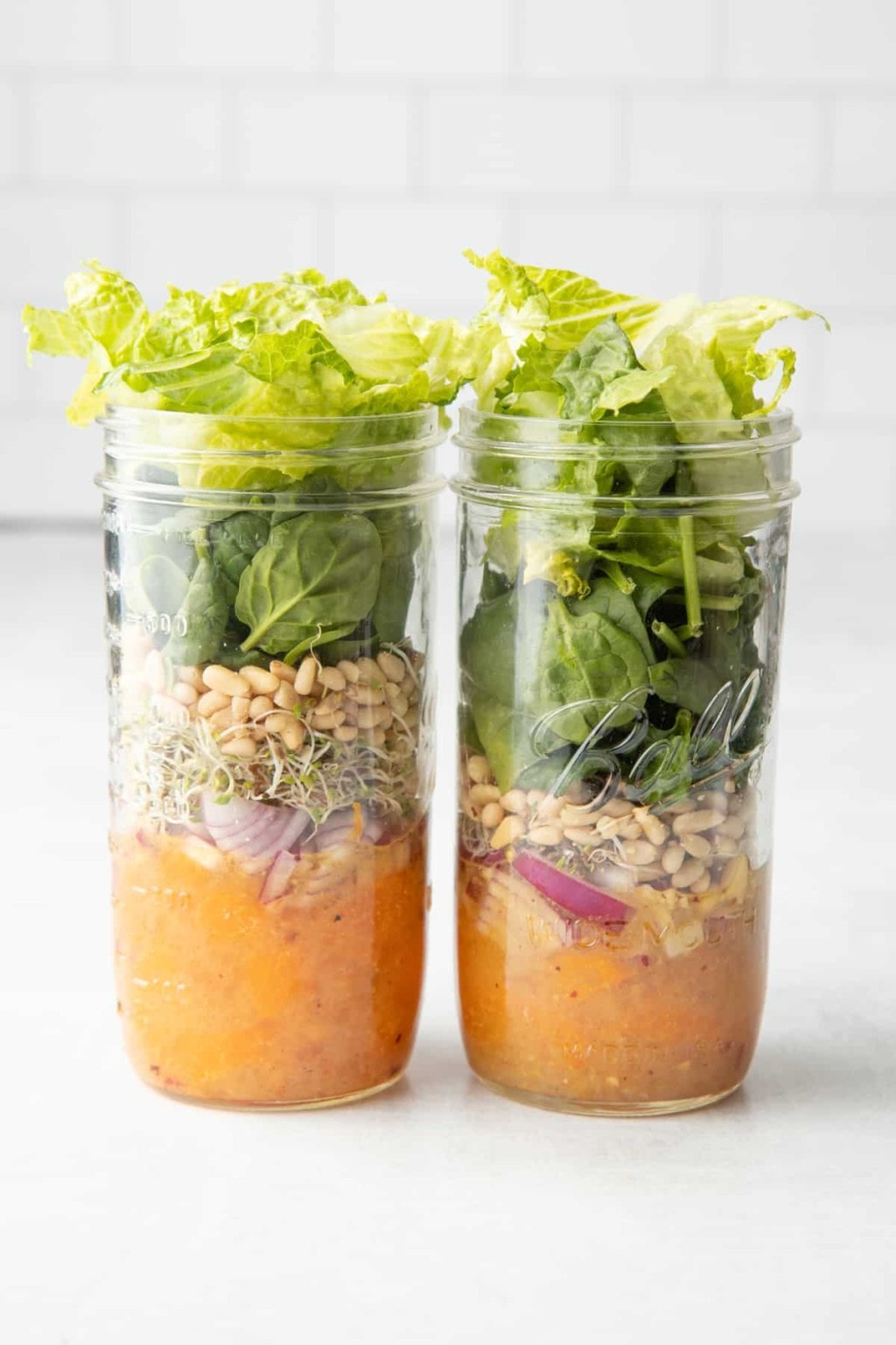 Sunshine Mandarin Orange Salad in a Jar | Wholefully