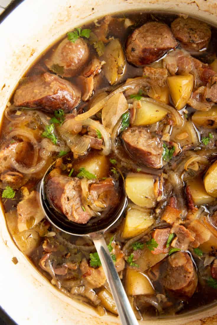 Dublin Coddle Recipe (Irish Sausage and Potato Stew) | Wholefully