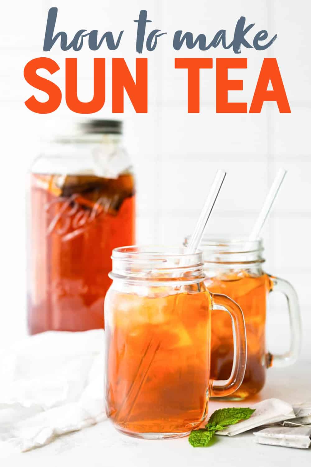 How to Make Sun Tea (Regular and Sweet) | Wholefully