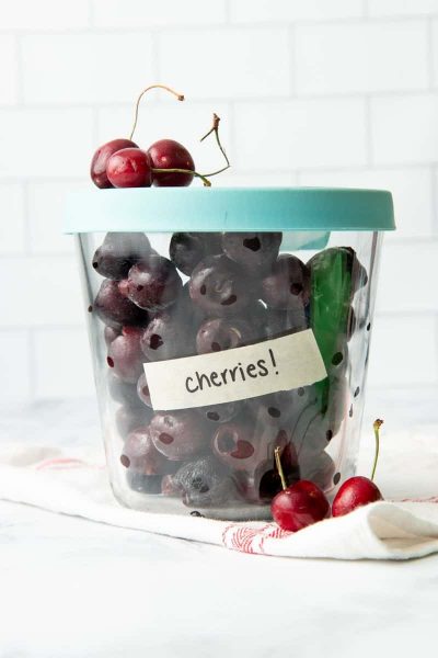 How to Freeze Cherries + Frozen Cherry Recipes | Wholefully