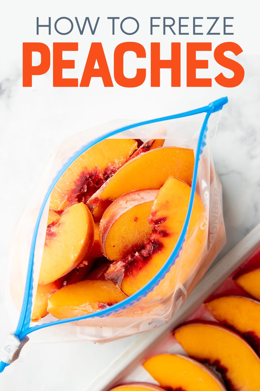 How to Freeze Peaches Whole, Halved, or In Slices | Wholefully