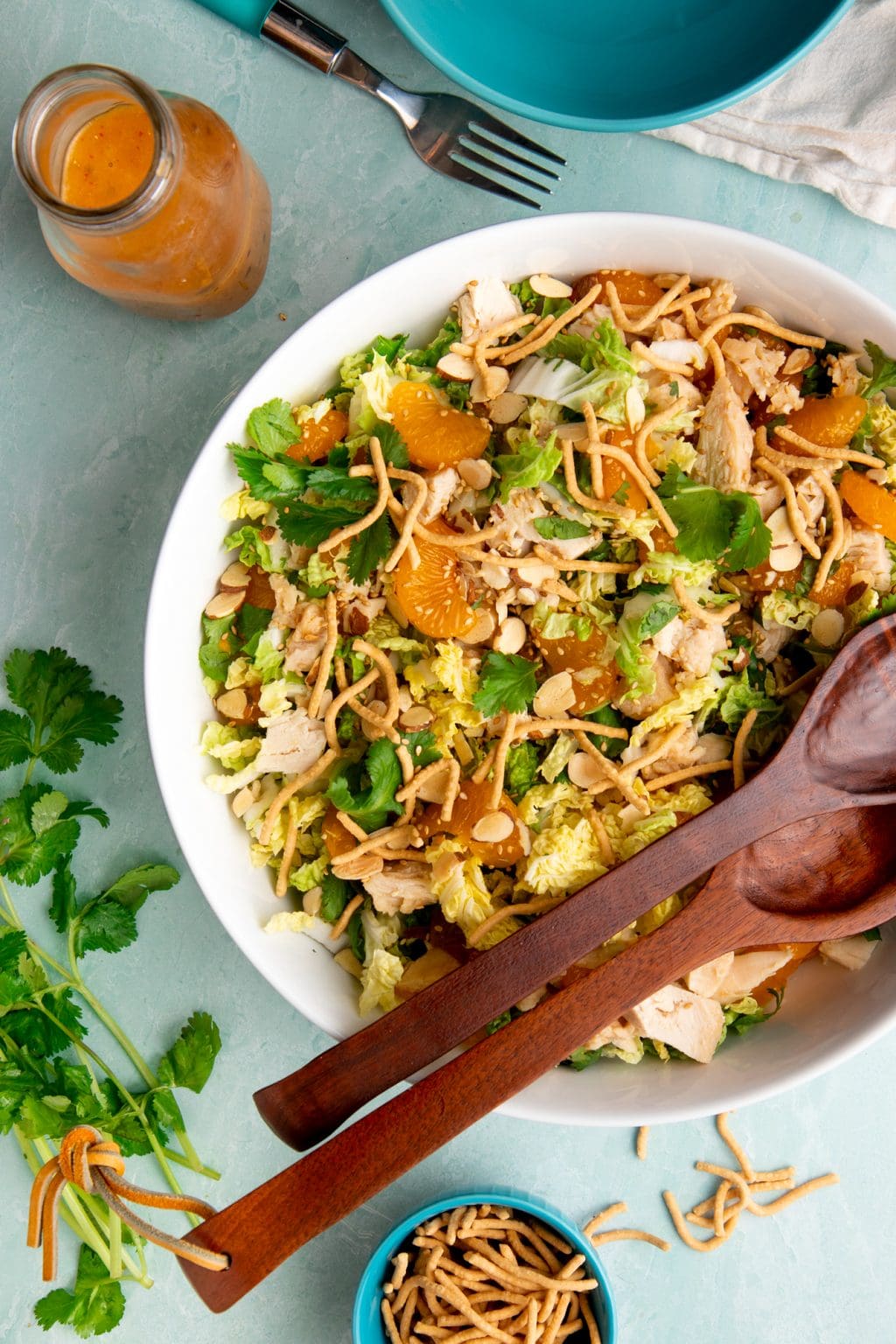 Chopped Chinese Chicken Salad with Mandarin Oranges | Wholefully