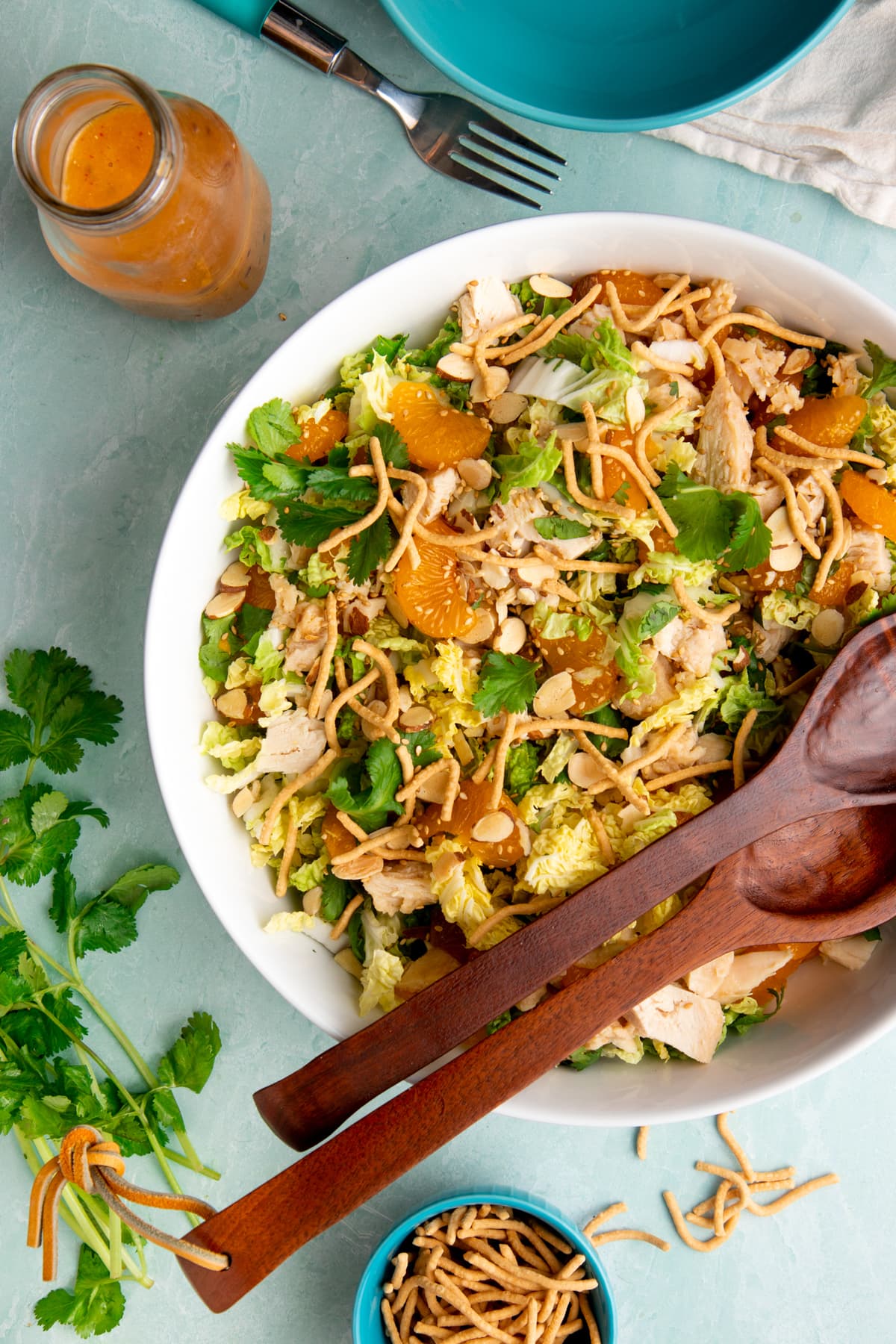 Chopped Chinese Chicken Salad With Mandarin Oranges Wholefully