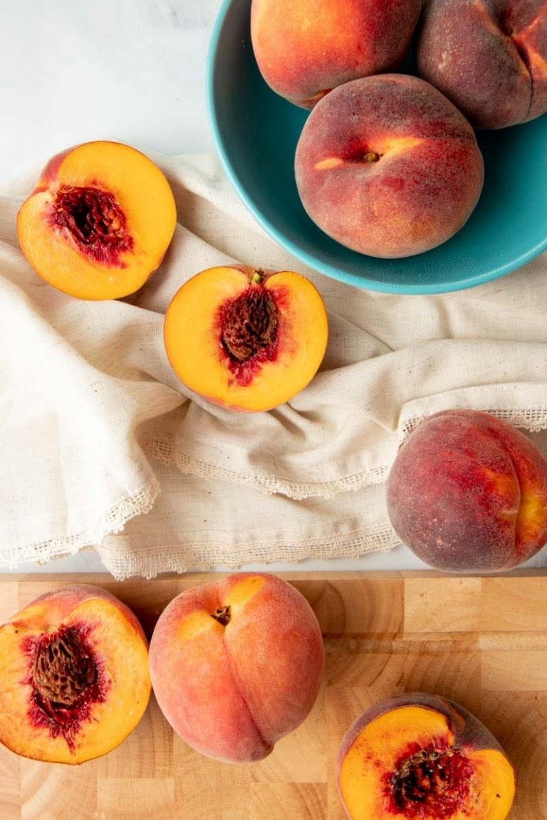 How to Freeze Peaches Whole, Halved, or In Slices | Wholefully