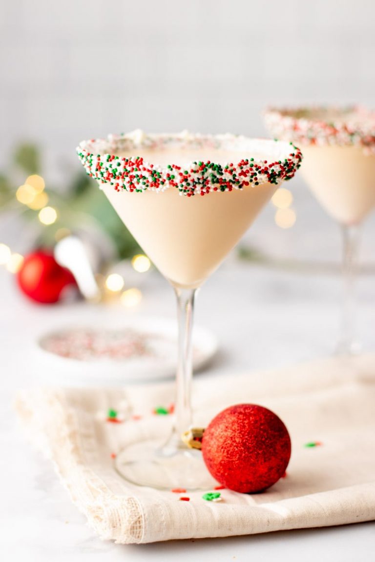 Sugar Cookie Martini Christmas Cocktail | Wholefully