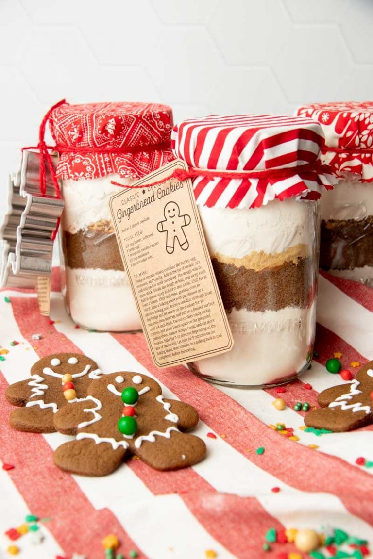 Gingerbread Cookie Mix Jars for Gifting | Wholefully