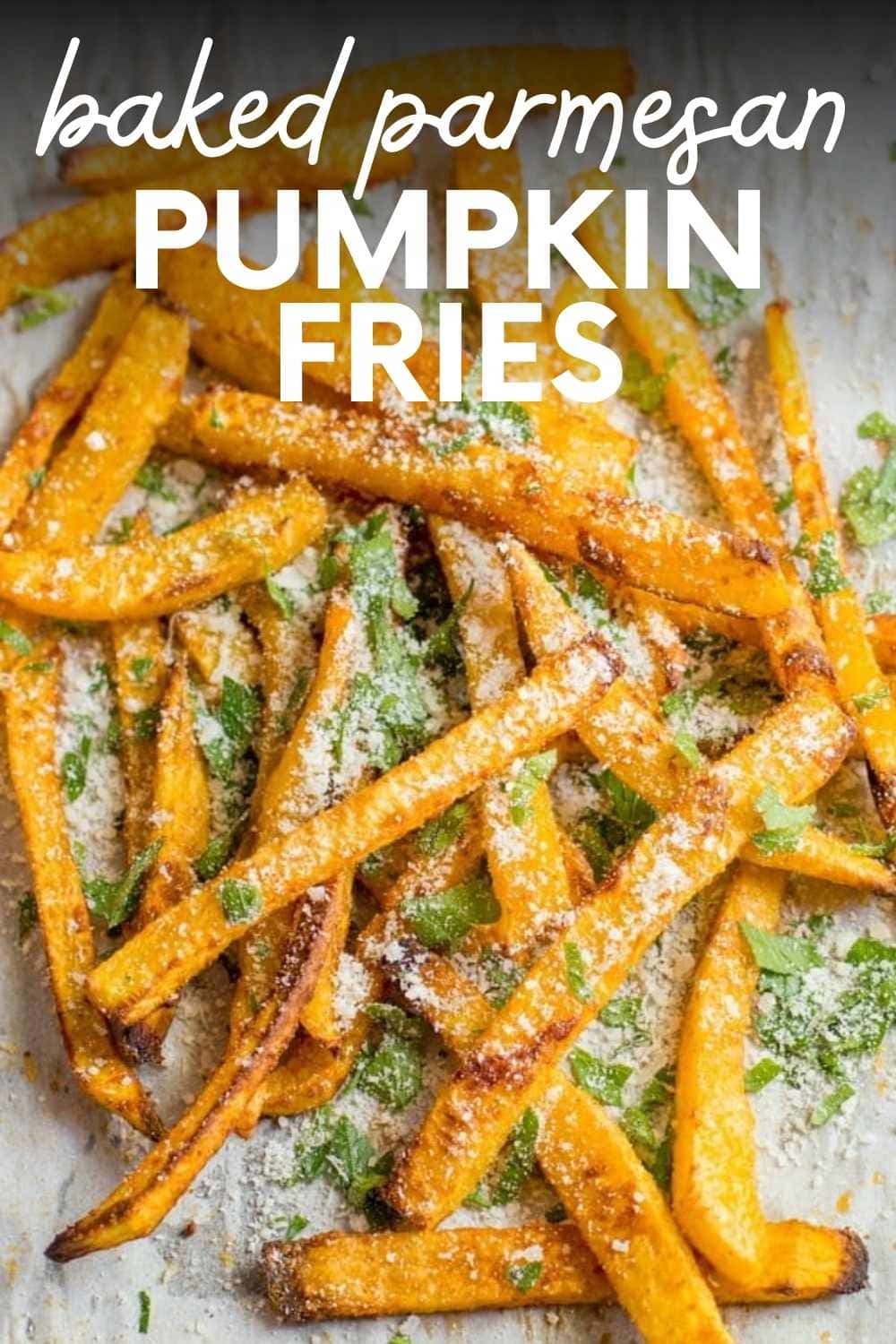 Baked Parmesan Pumpkin Fries | Wholefully