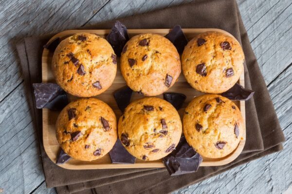 Easy Chocolate Chip Muffins Recipe | Wholefully