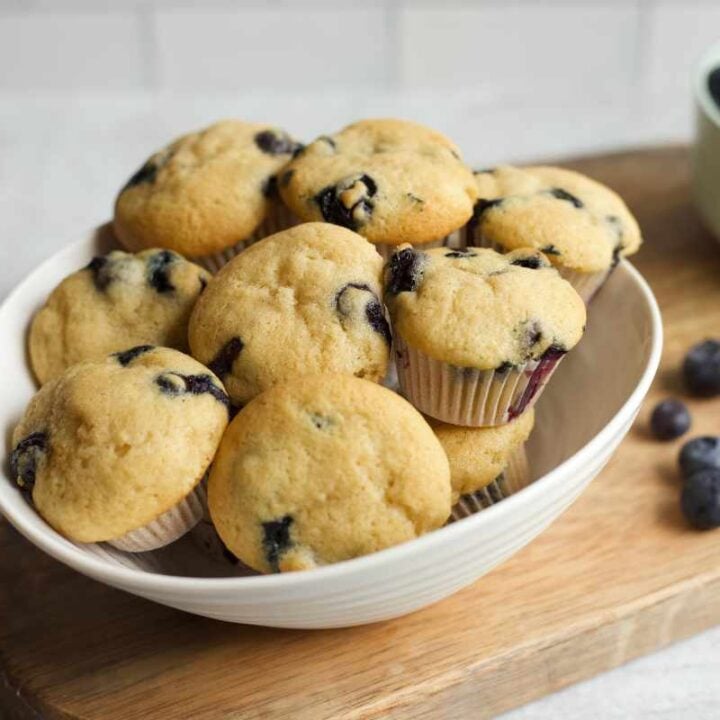 Easy And Delicious Mini Blueberry Muffins Recipe | Wholefully